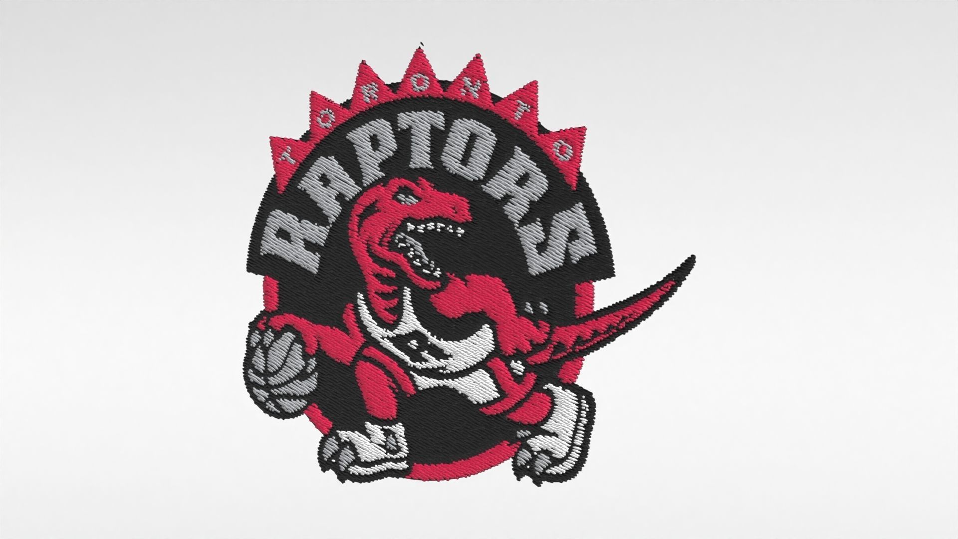 3D model Embroidered Patch Toronto Raptors VR / AR / low-poly | CGTrader