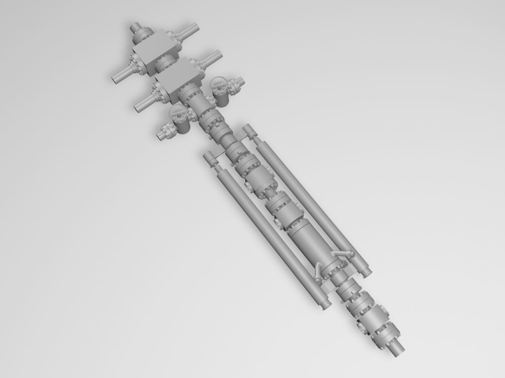 Industrial Well Head 3D model | CGTrader