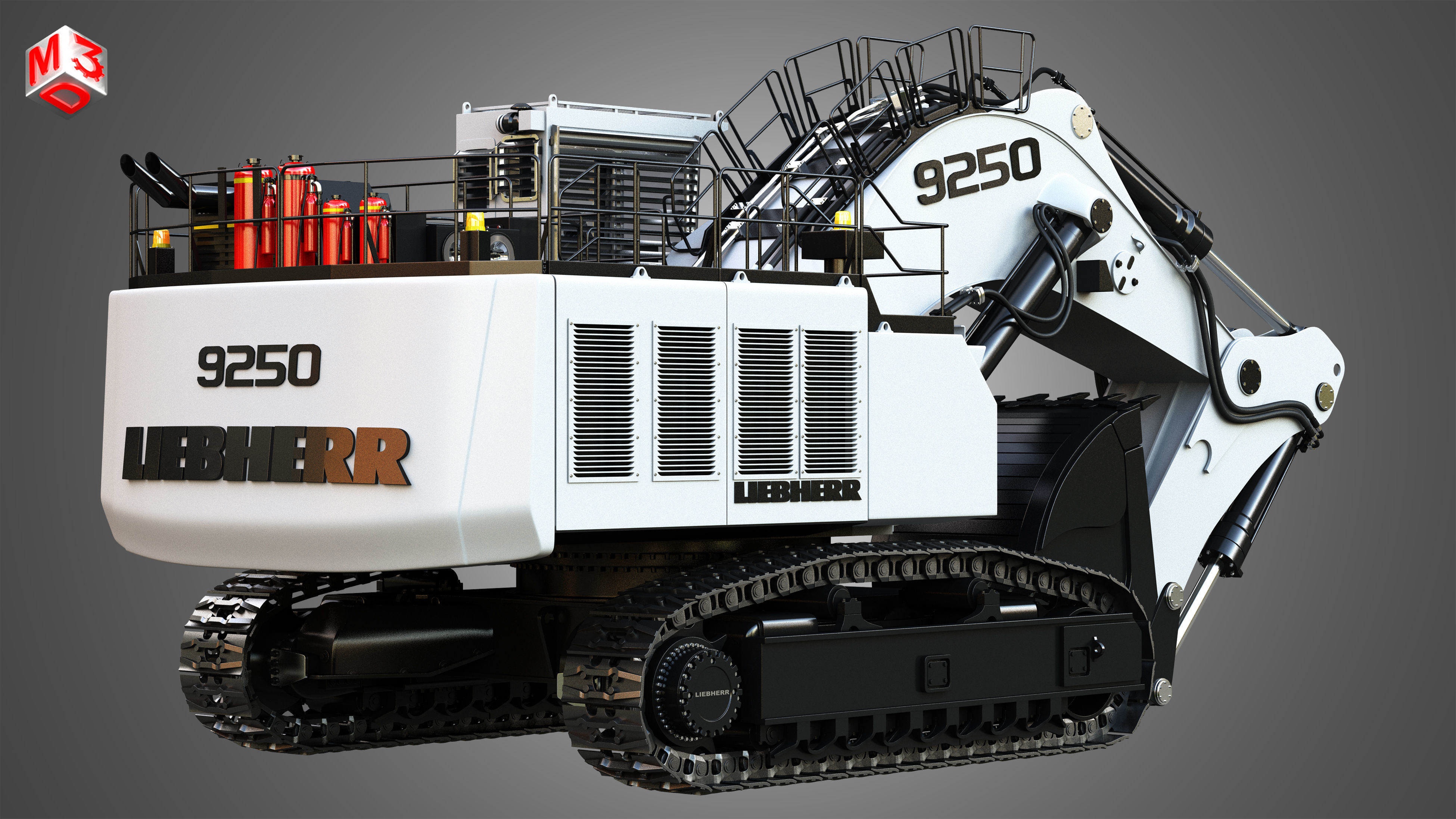 Liebherr - R9250 Hydraulic Mining Excavator 3D model | CGTrader