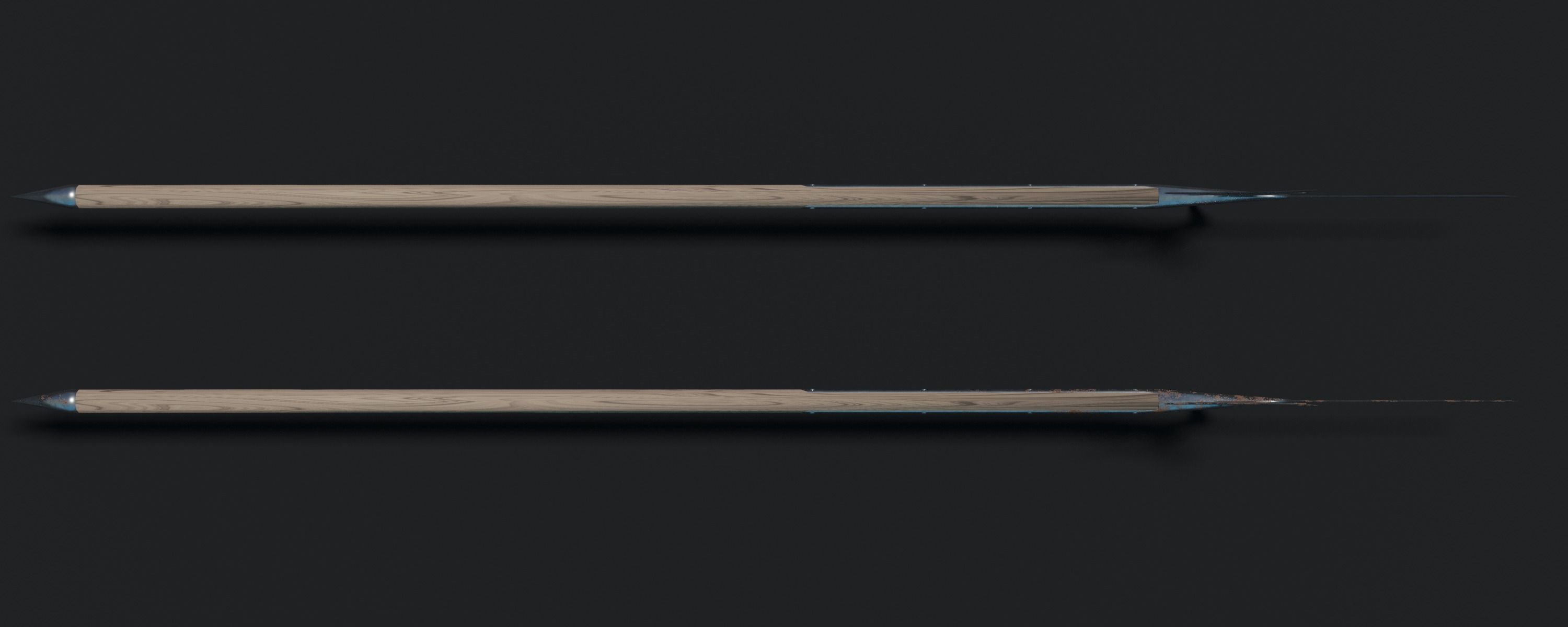 3D model Medieval Crescent Bladed Halberd VR / AR / low-poly | CGTrader