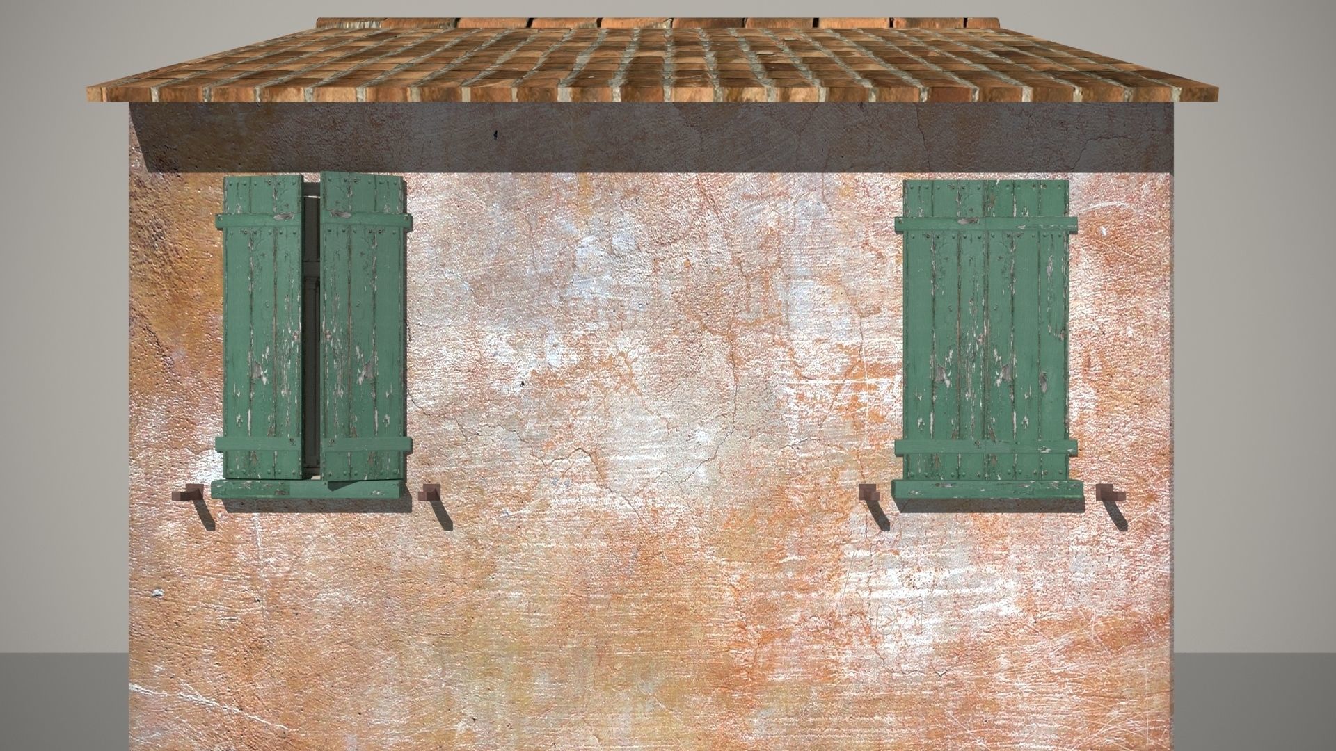 3D model 4 Storey Italian row house VR / AR / low-poly | CGTrader