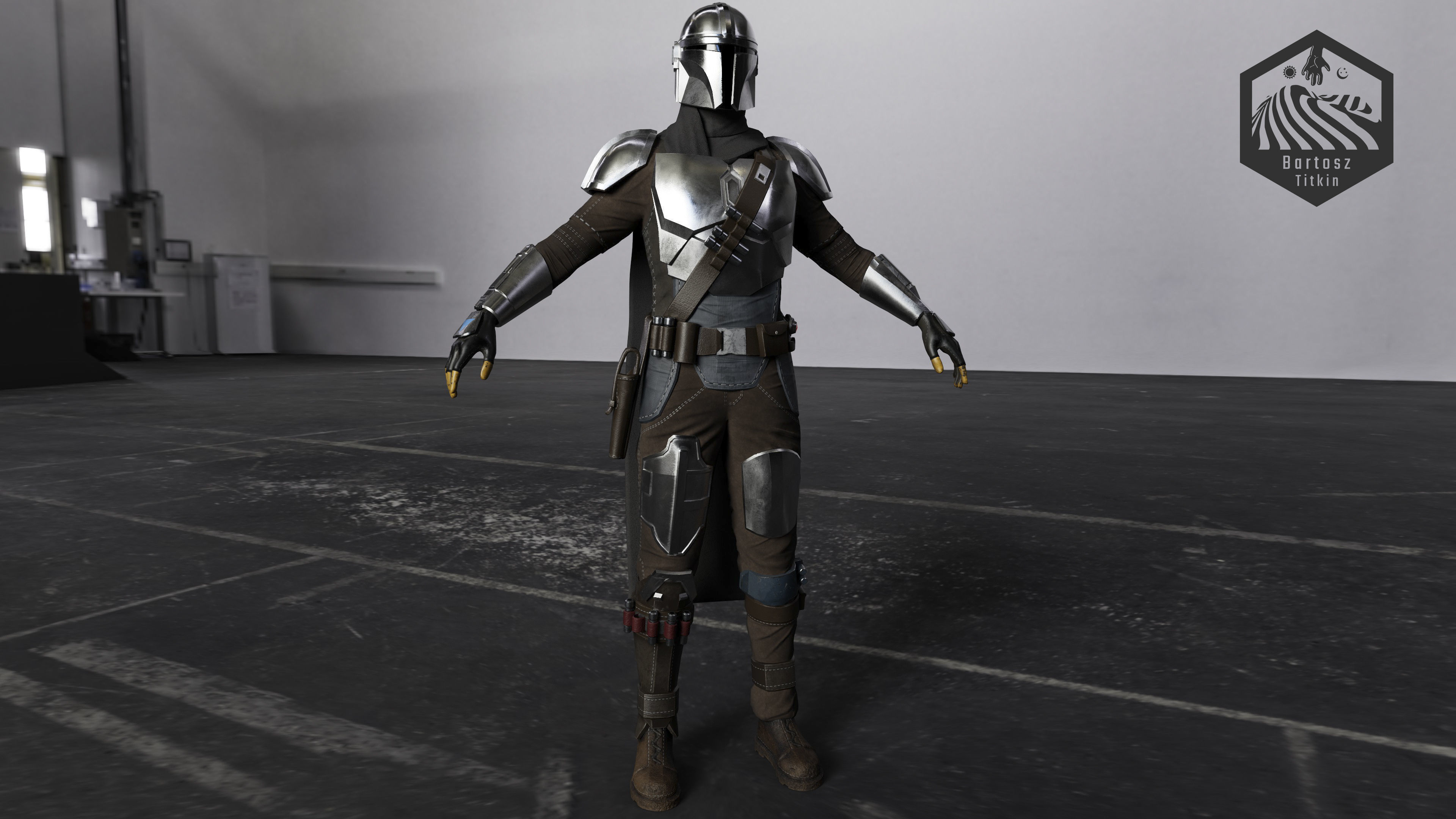 3D model The Mandalorian GameReady Rigged VR / AR / low-poly | CGTrader