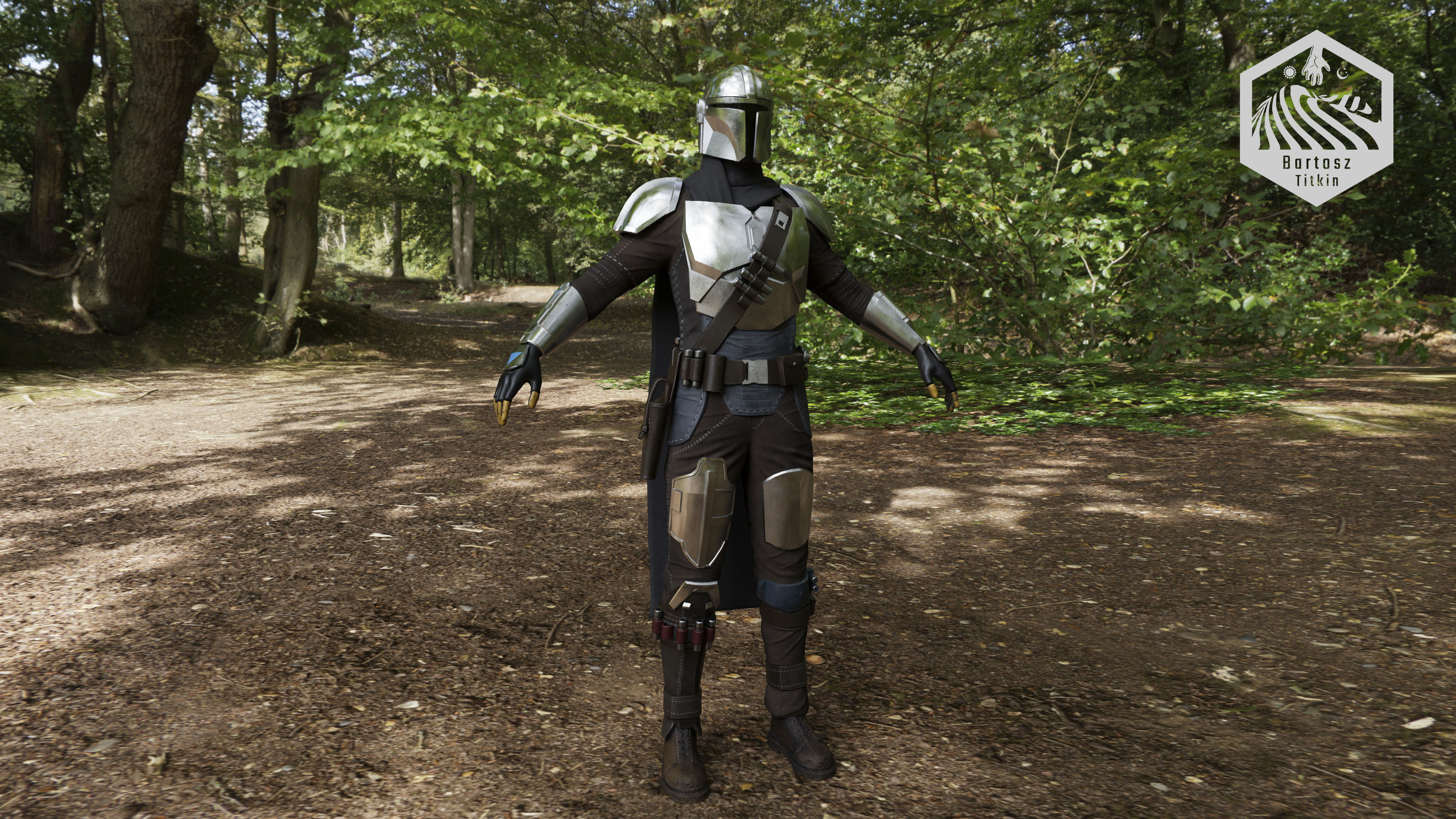 3D model The Mandalorian GameReady Rigged VR / AR / low-poly | CGTrader