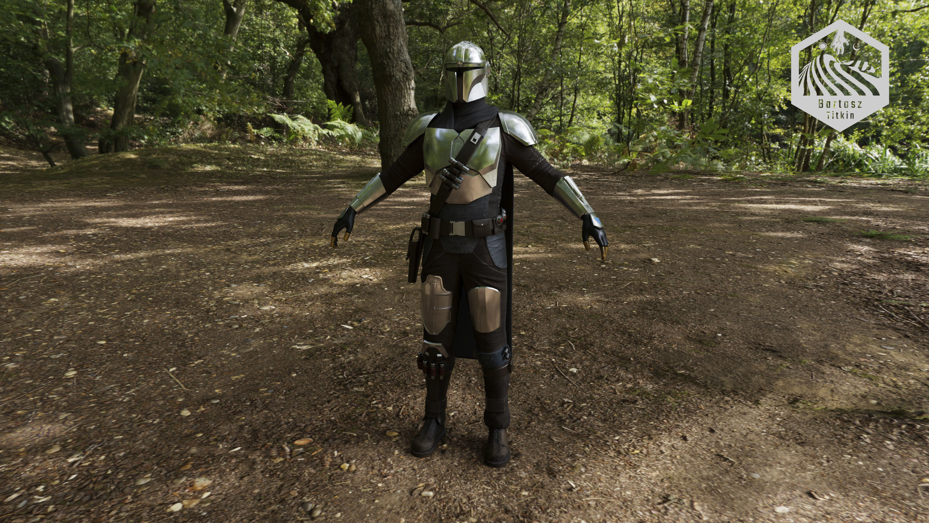 3D model The Mandalorian GameReady Rigged VR / AR / low-poly | CGTrader