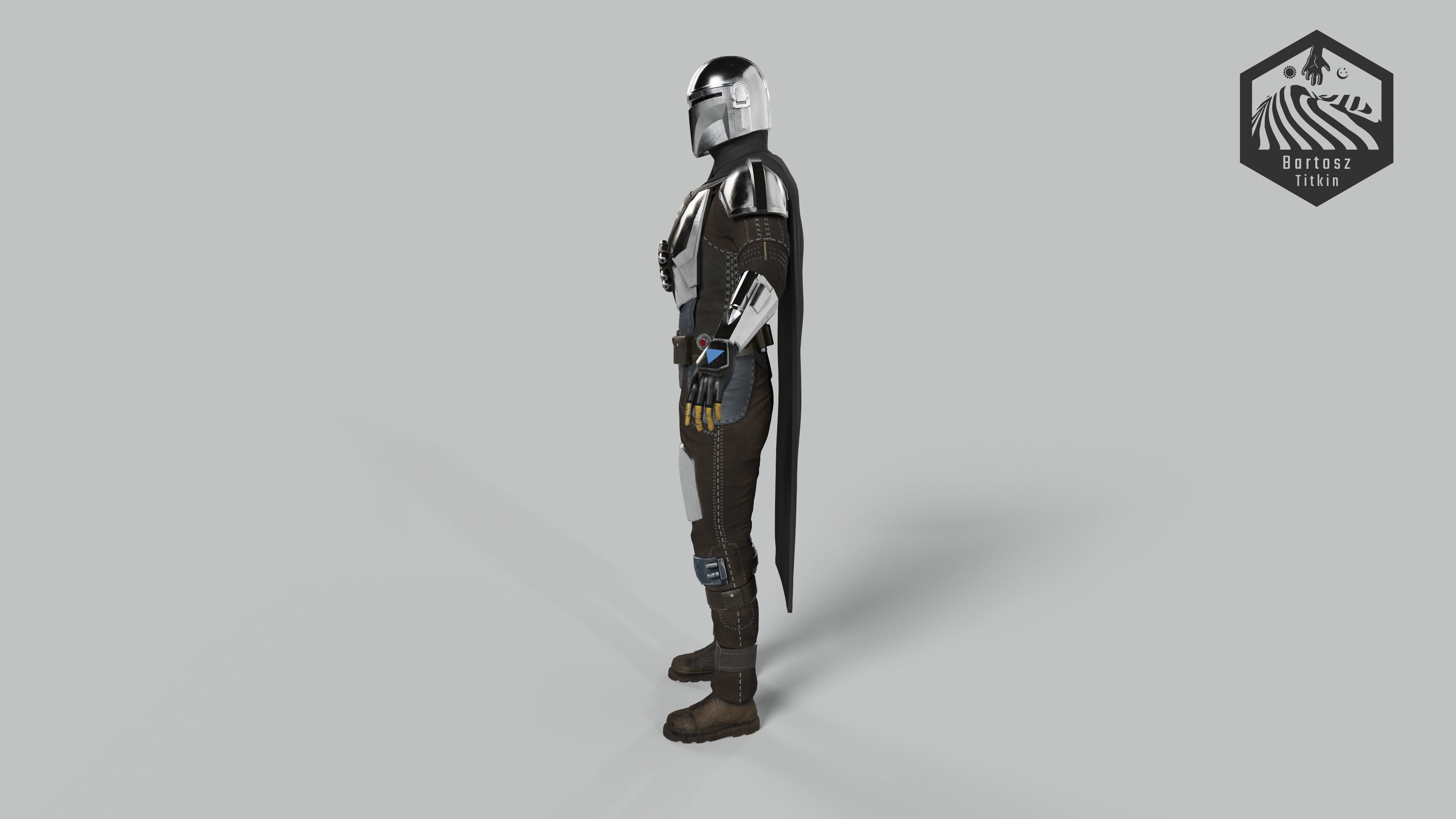 3D model The Mandalorian GameReady Rigged VR / AR / low-poly | CGTrader