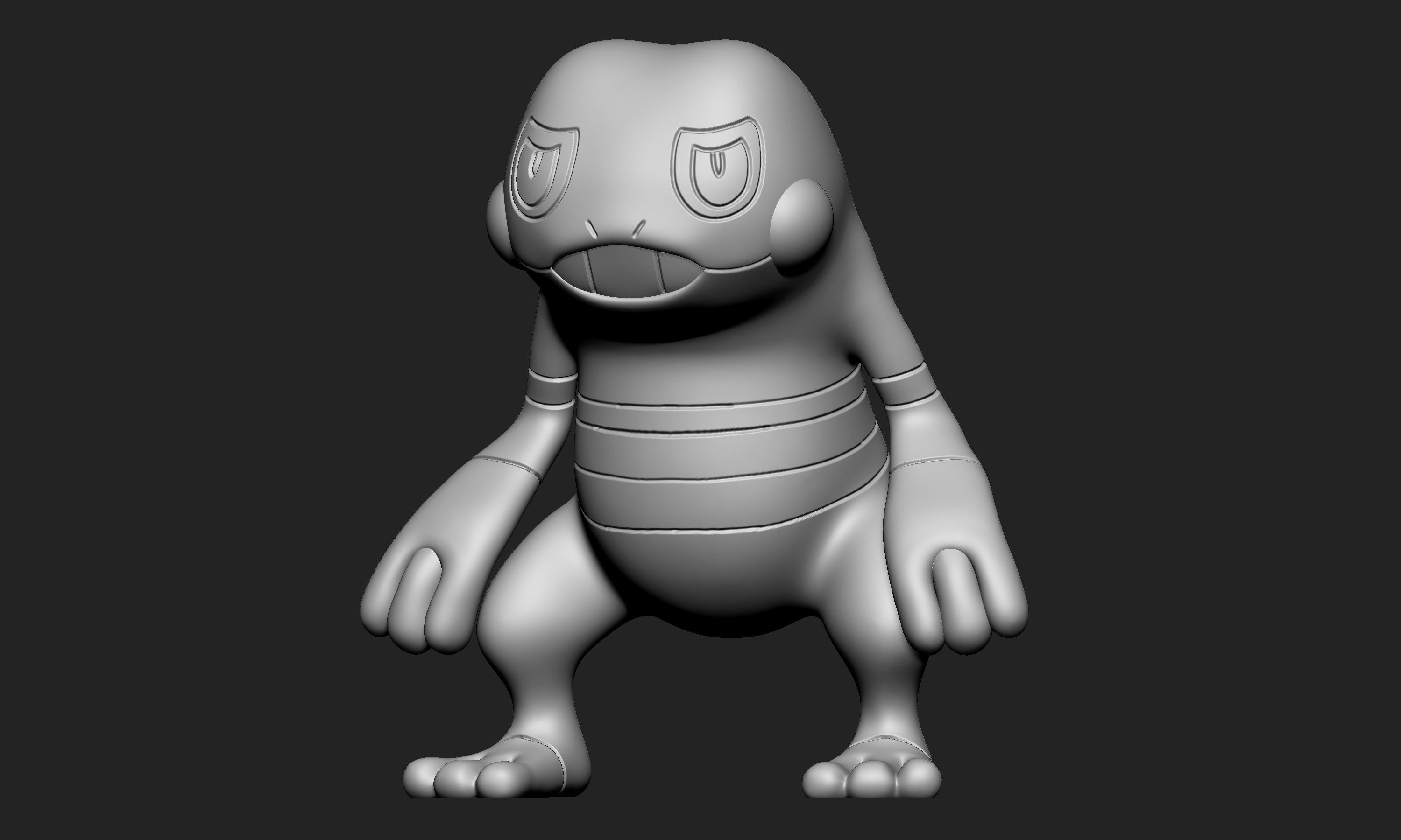 Pokemon - Croagunk 3D model 3D printable | CGTrader