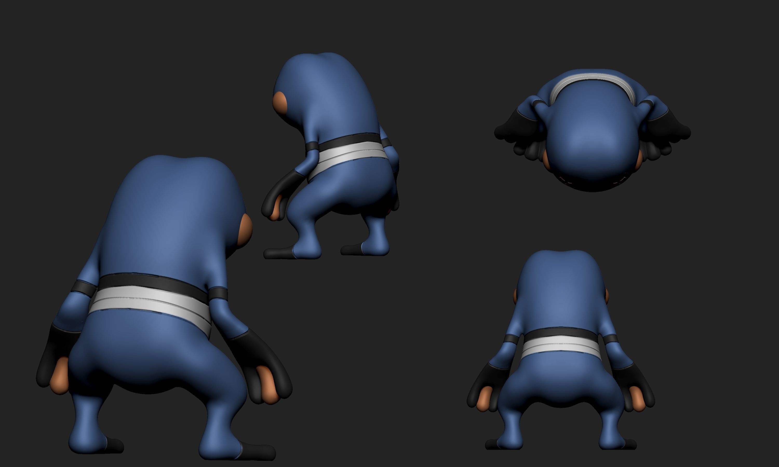 Pokemon - Croagunk 3D model 3D printable | CGTrader