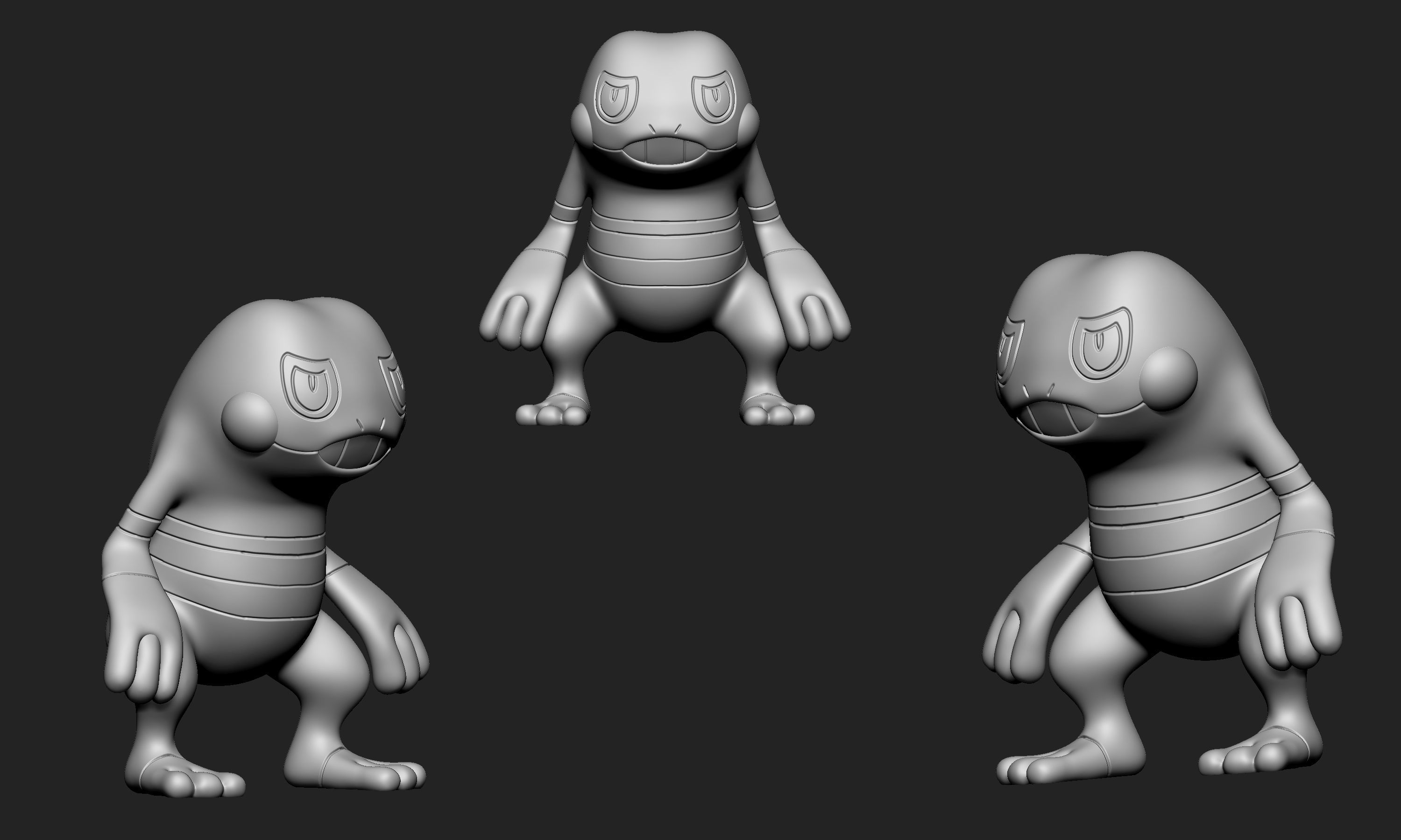 Pokemon - Croagunk 3D model 3D printable | CGTrader