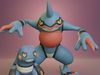 Pokemon - Croagunk and Toxicroak 3D model 3D printable | CGTrader
