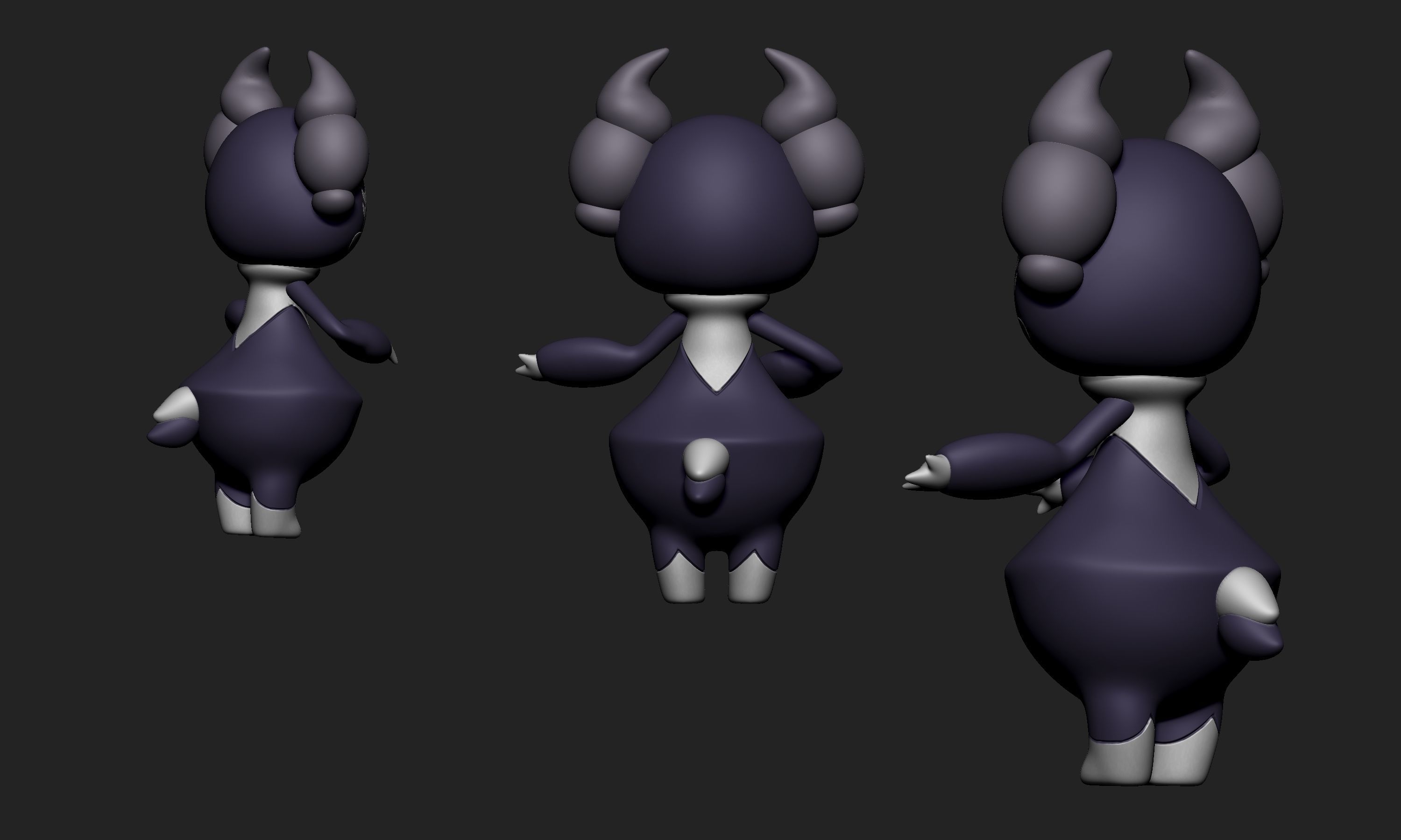 Pokemon - Male Indeedee 3D model 3D printable | CGTrader