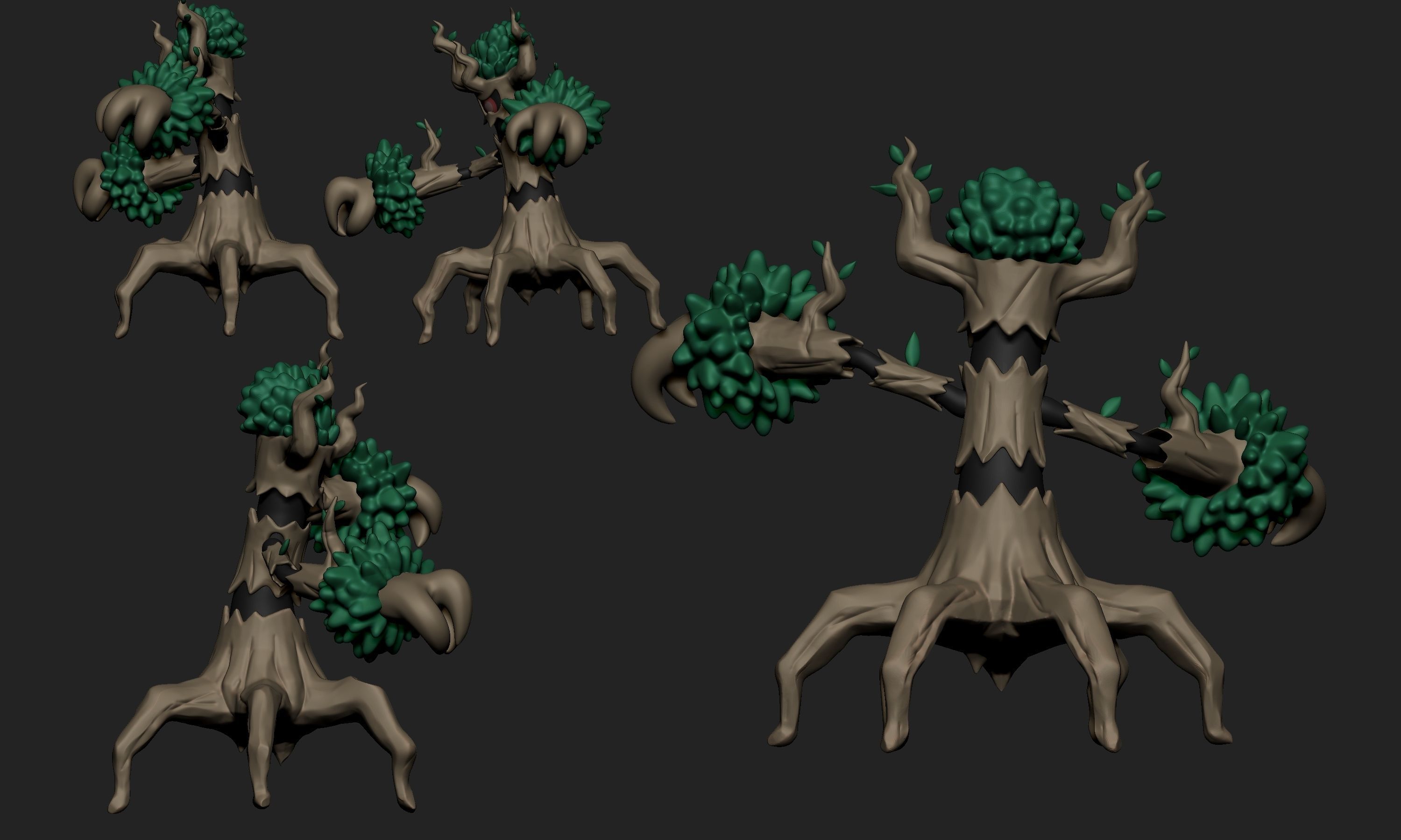 Pokemon - Trevenant 3D model 3D printable | CGTrader