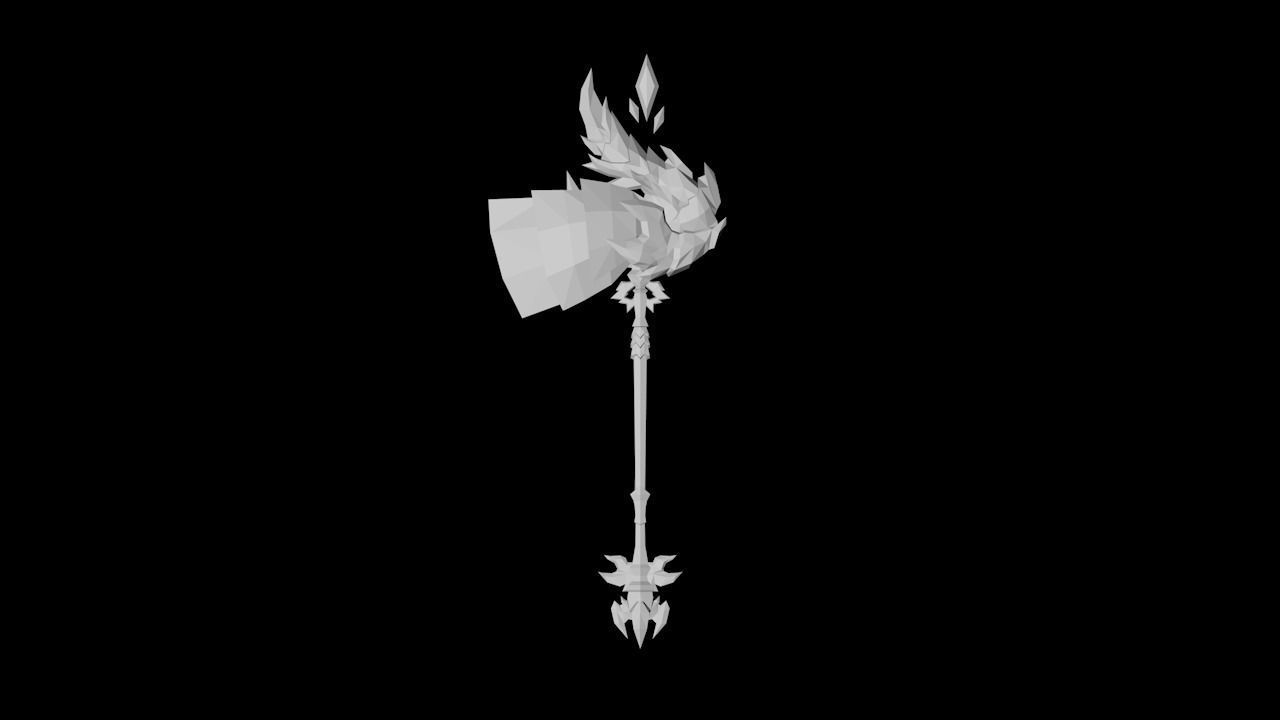 3D model Demon Lord Scepter VR / AR / low-poly | CGTrader