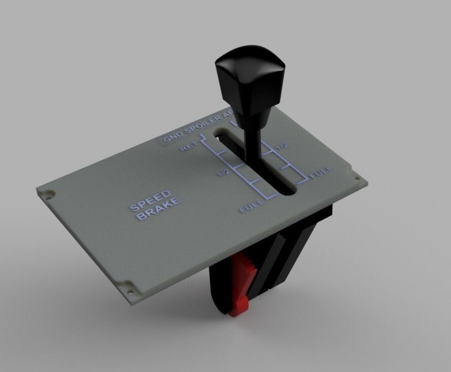 A320 Speed Brake 3D Print 3D model 3D printable | CGTrader