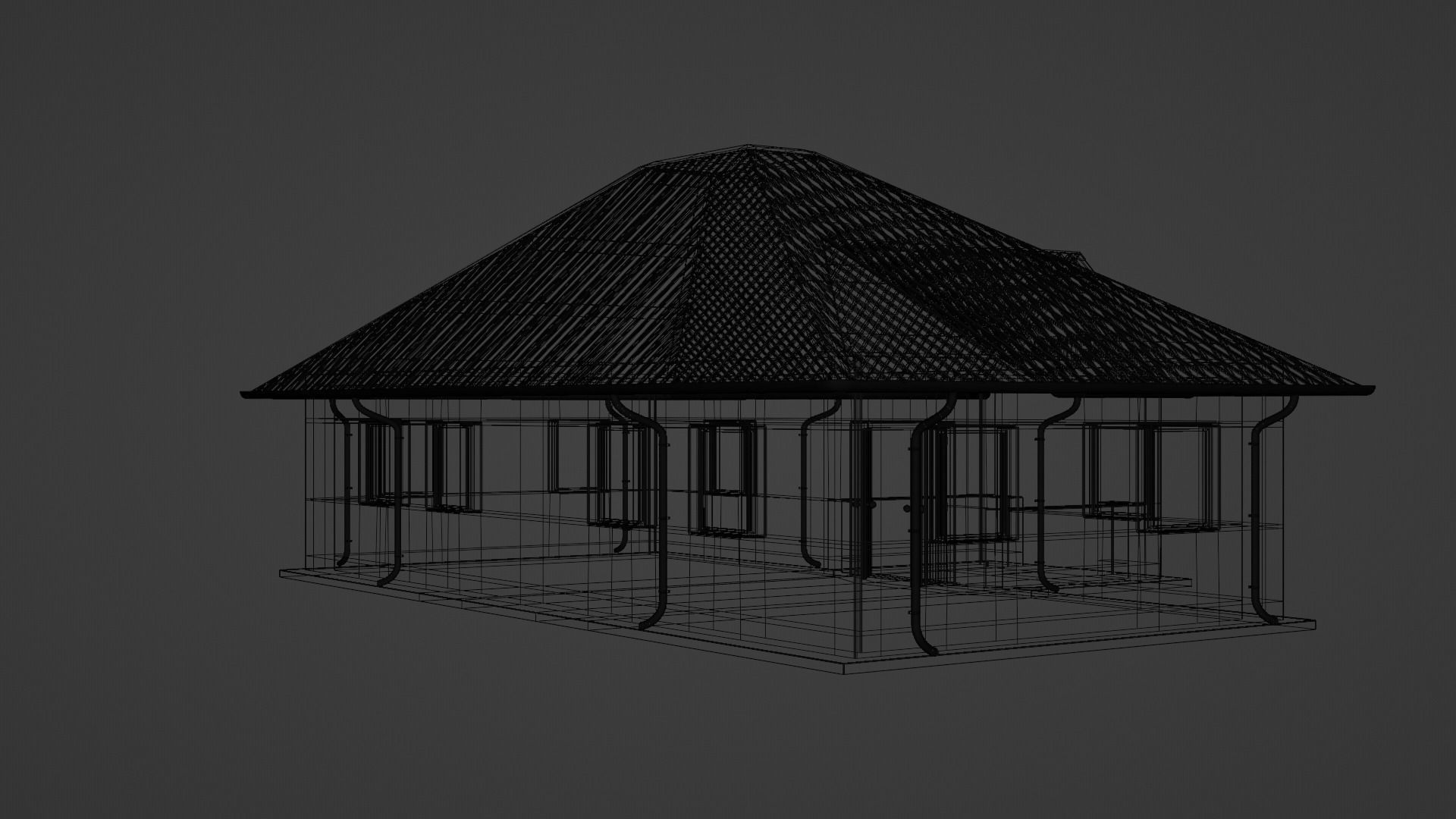 African Rural Clinic 3D model | CGTrader