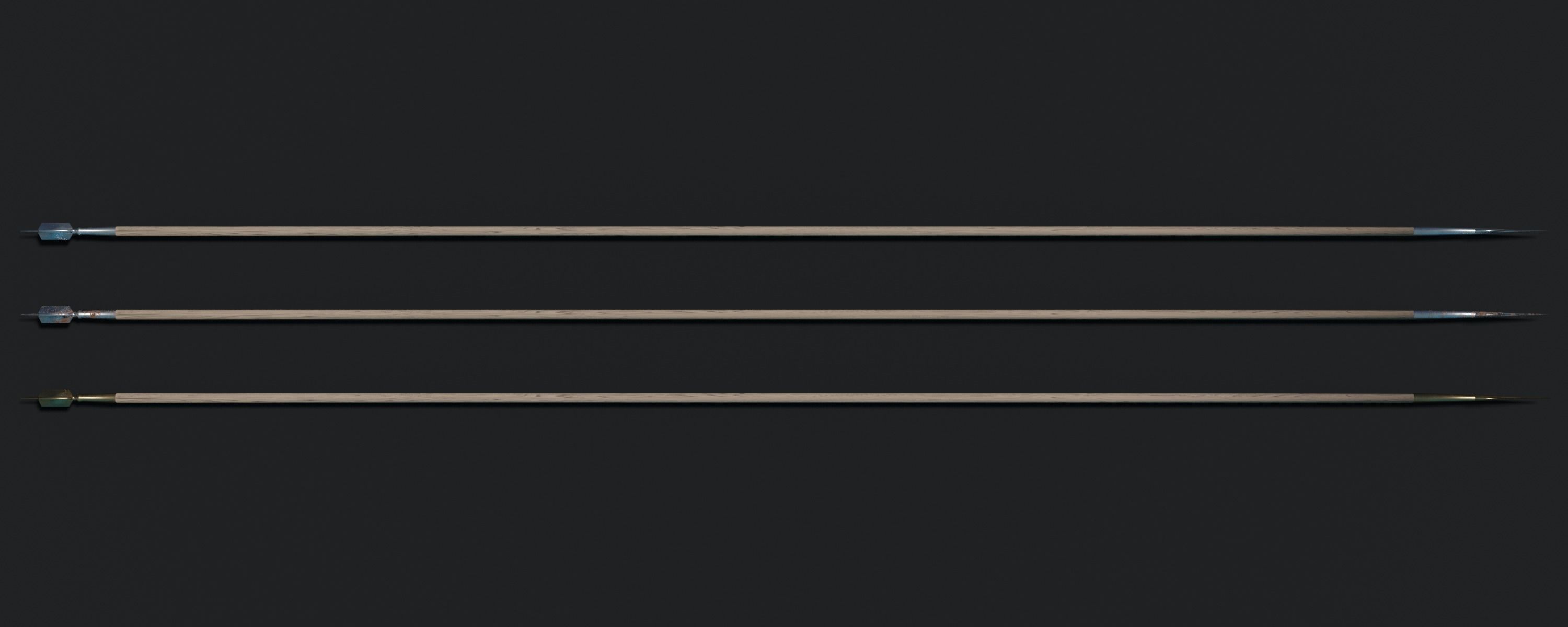 3D model Ancient Macedonian Sarissa Pike VR / AR / low-poly | CGTrader