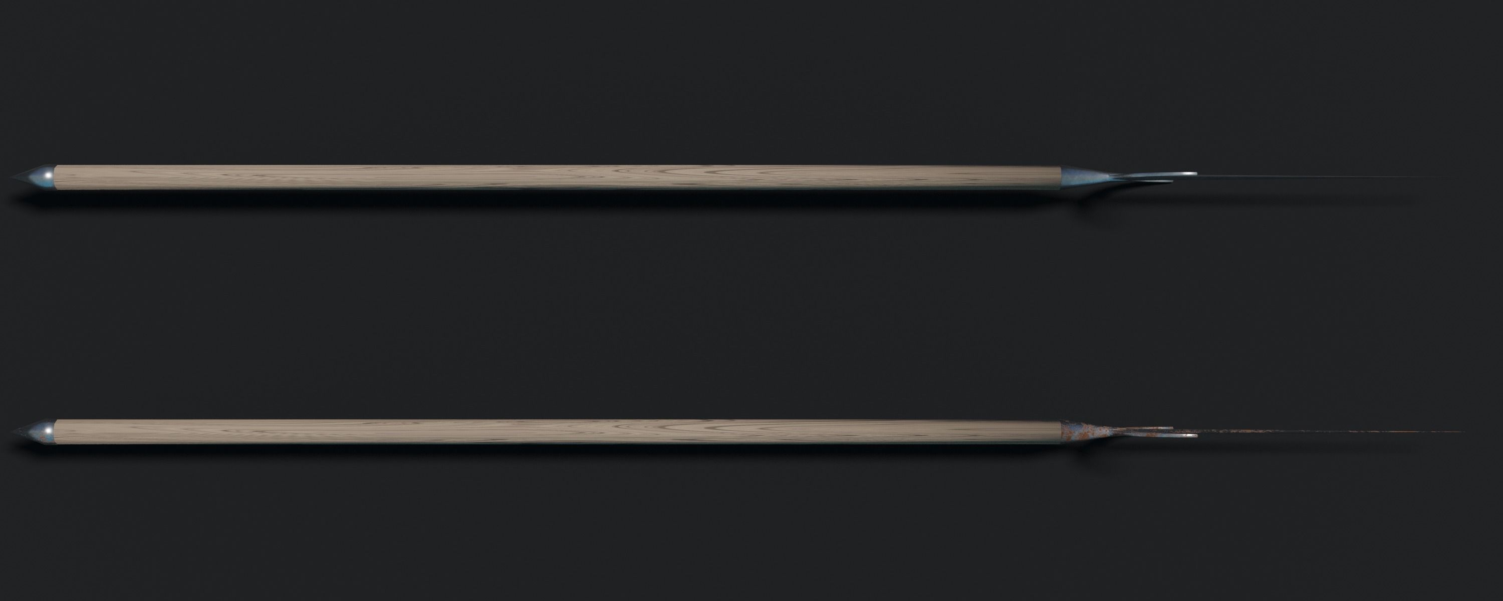 3D model Medieval Ranseur Spear VR / AR / low-poly | CGTrader