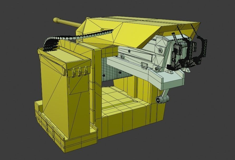 3D model Sarp Weapon System Sarp Silah Sistemi VR / AR / low-poly ...