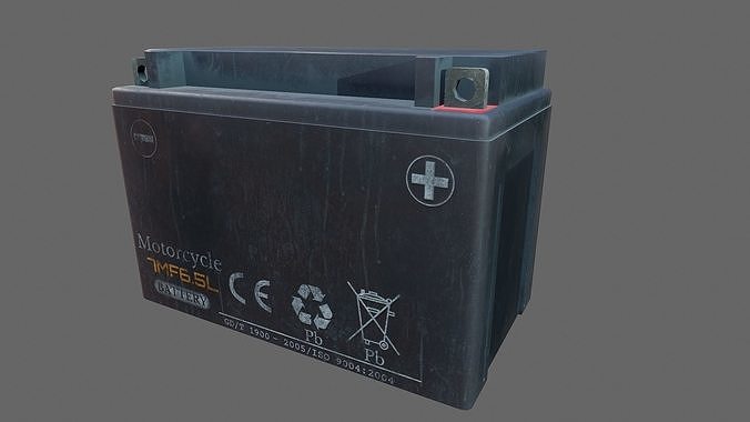 3D model Motorcycle Battery VR / AR / low-poly | CGTrader