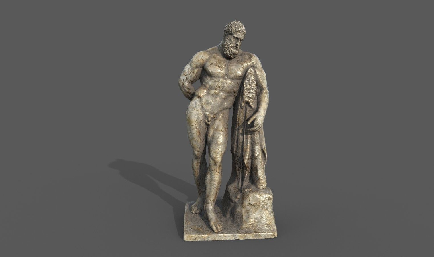 3D model Statue of Hercules VR / AR / low-poly | CGTrader