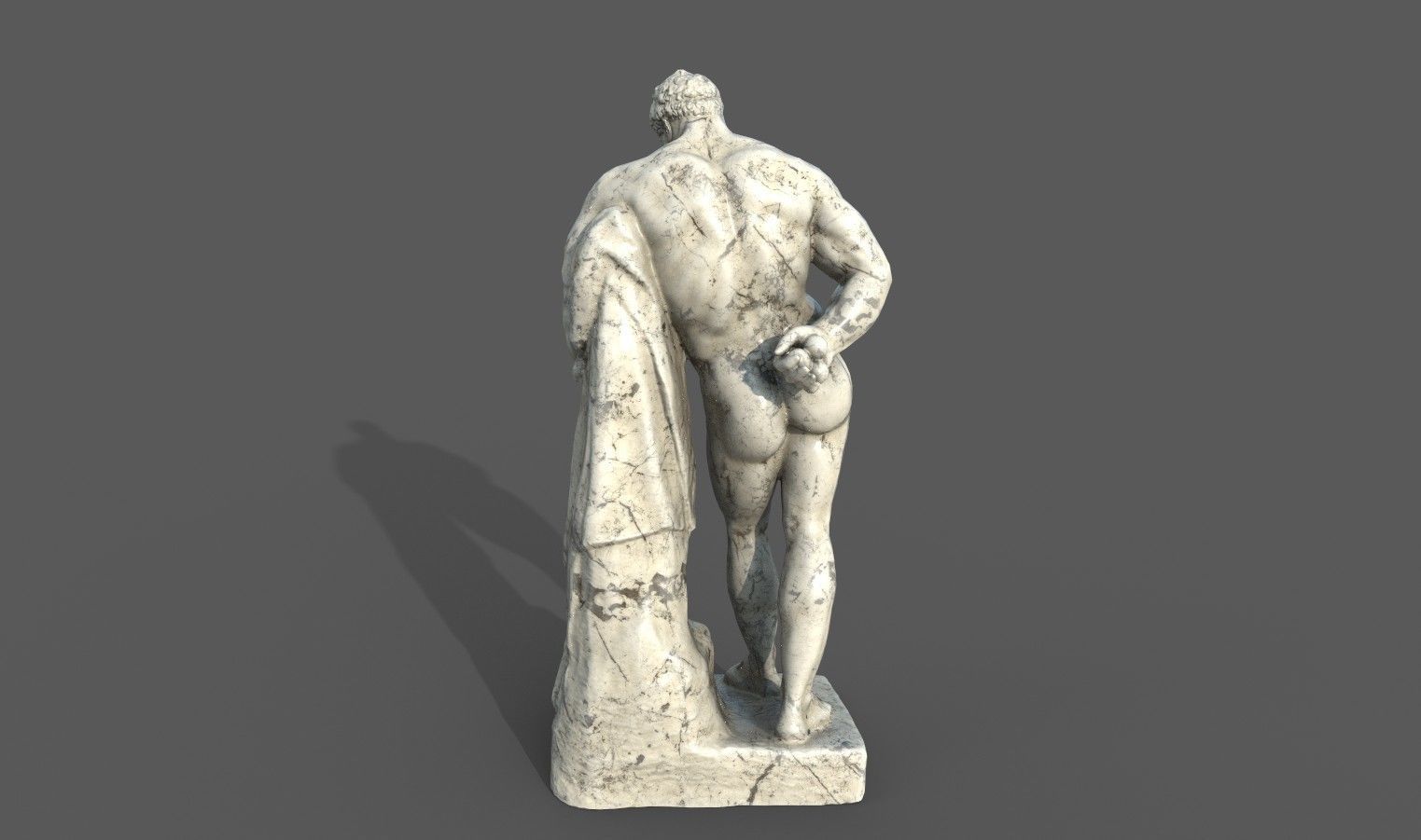 3D model Statue of Hercules VR / AR / low-poly | CGTrader