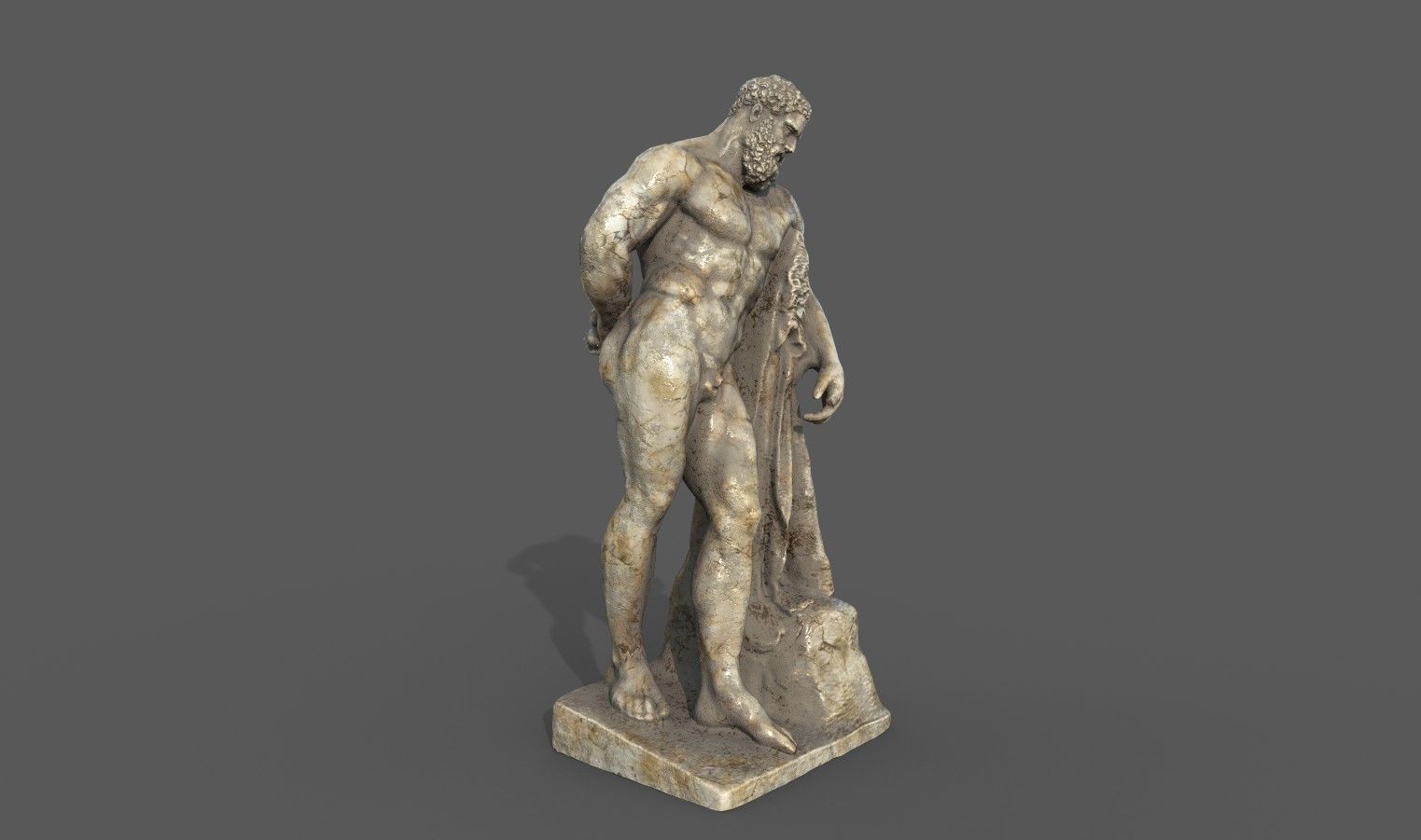 3D model Statue of Hercules VR / AR / low-poly | CGTrader