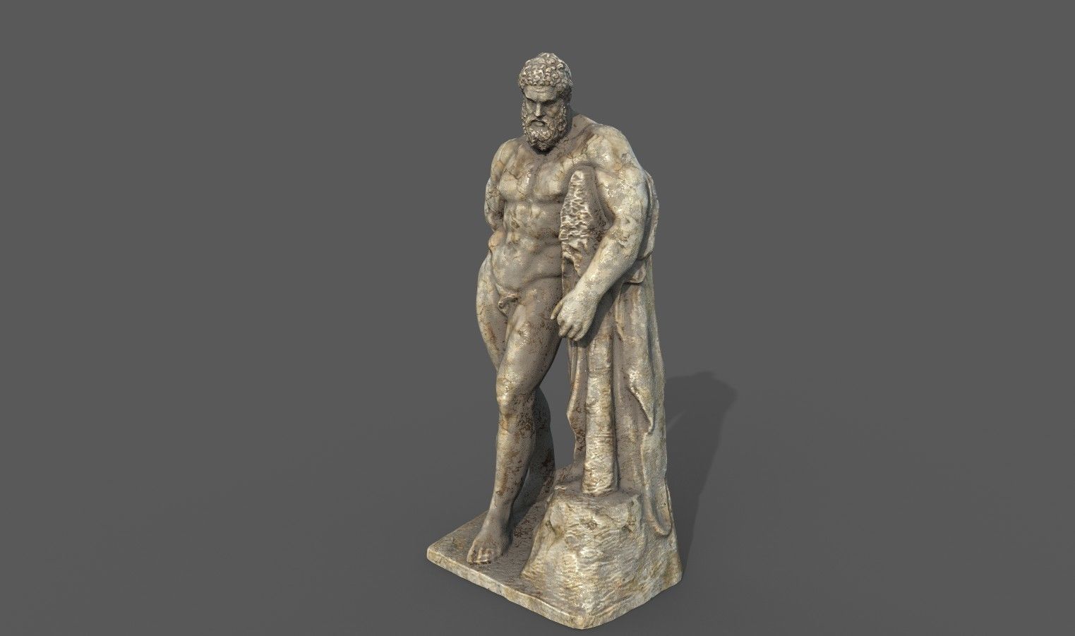 3D model Statue of Hercules VR / AR / low-poly | CGTrader