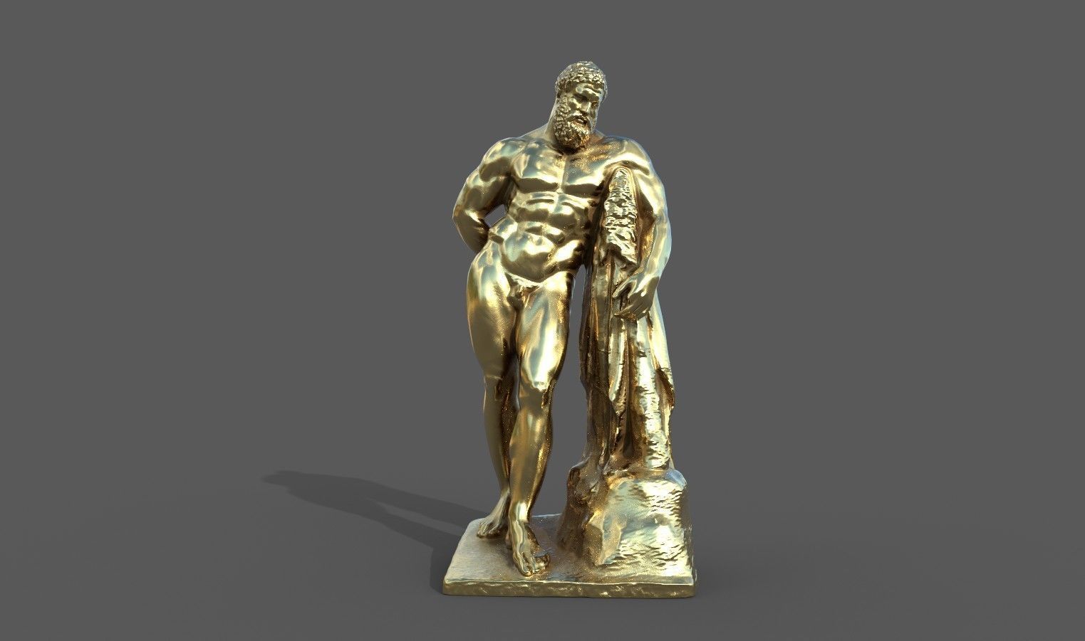 3D model Statue of Hercules VR / AR / low-poly | CGTrader