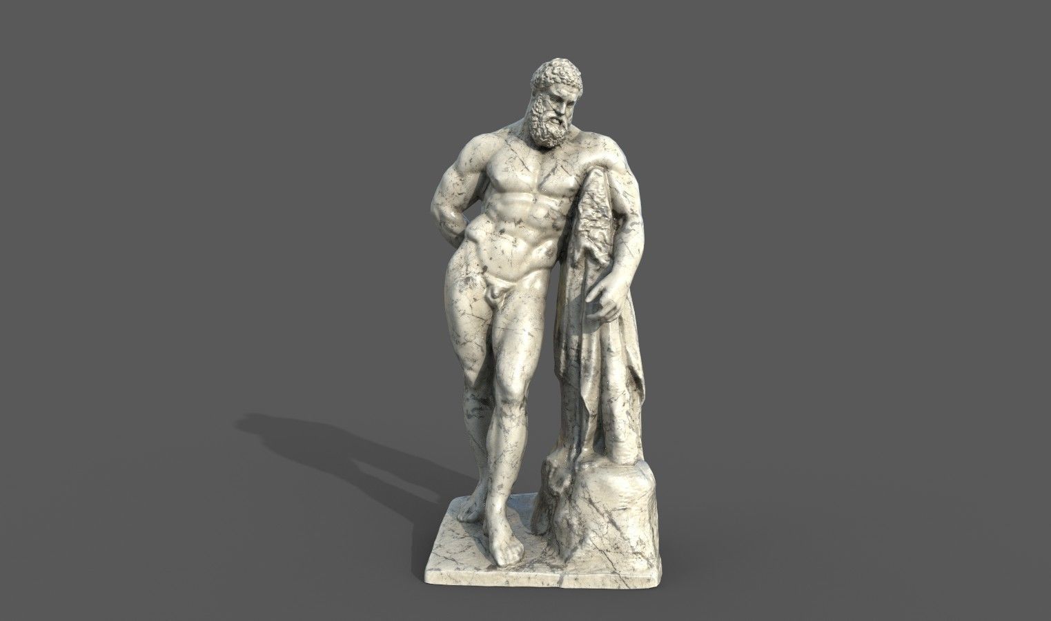 3D model Statue of Hercules VR / AR / low-poly | CGTrader