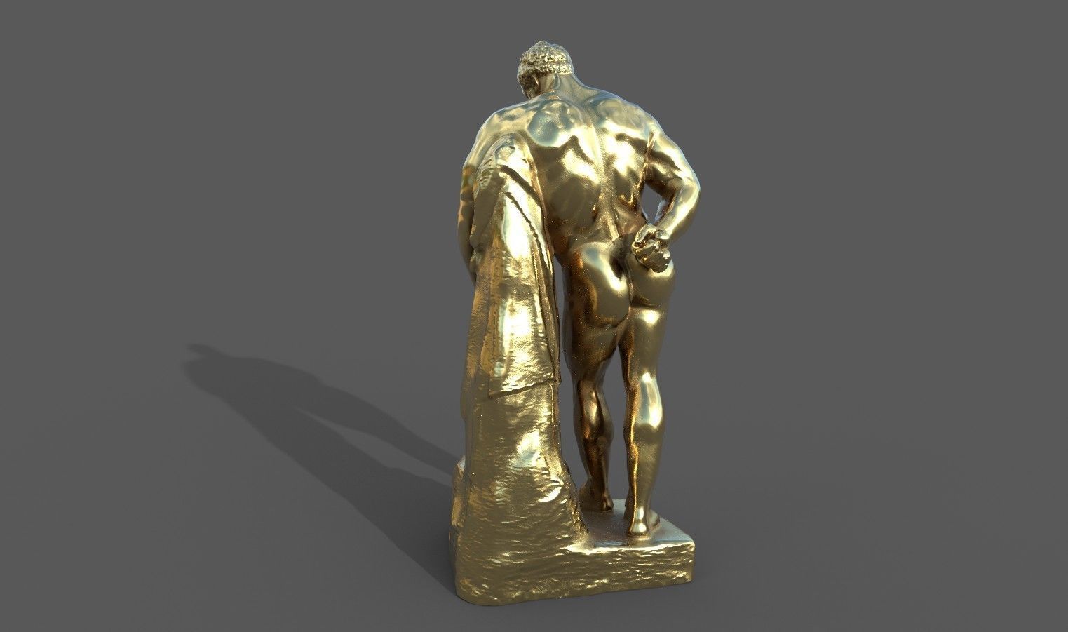 3D model Statue of Hercules VR / AR / low-poly | CGTrader