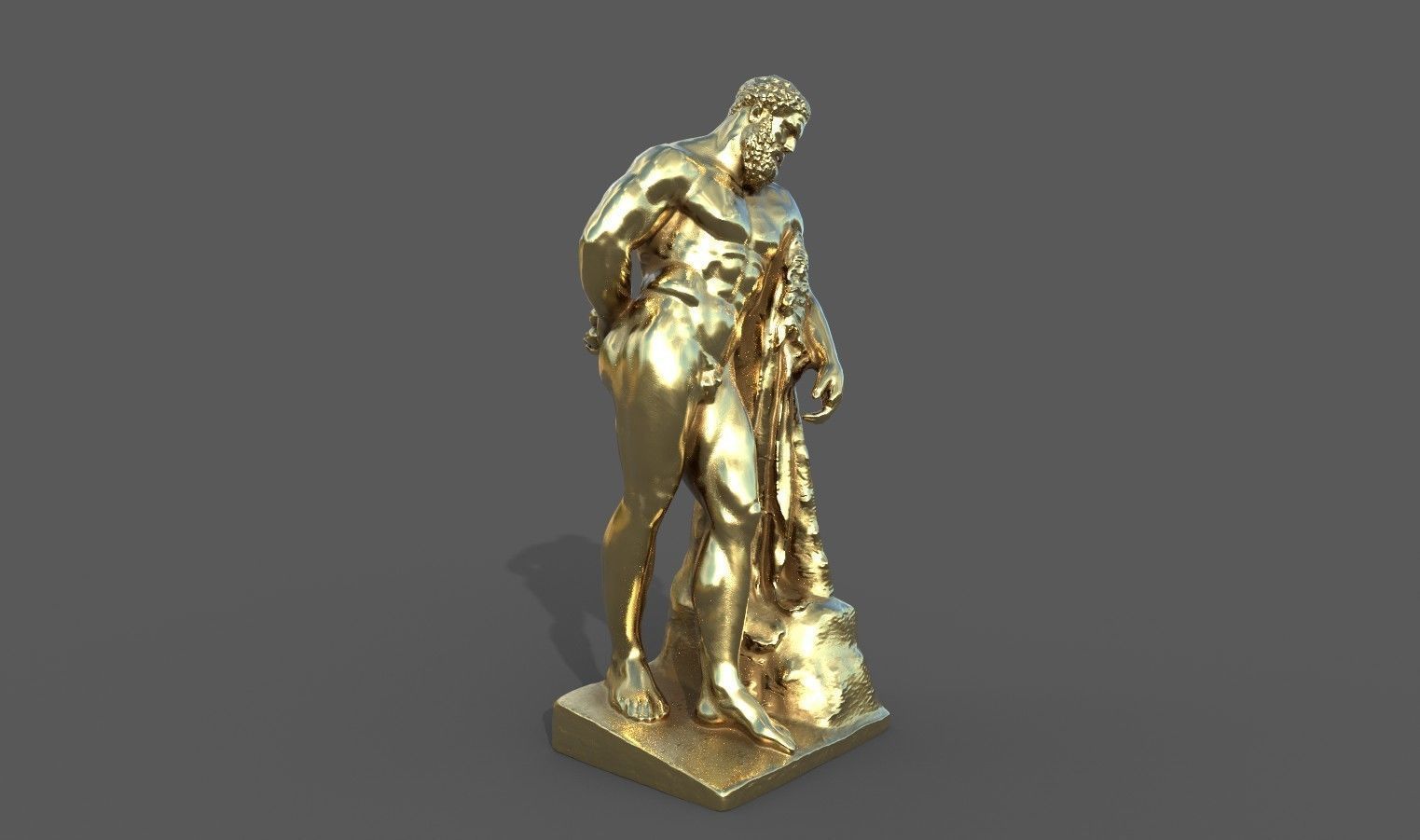 3D model Statue of Hercules VR / AR / low-poly | CGTrader