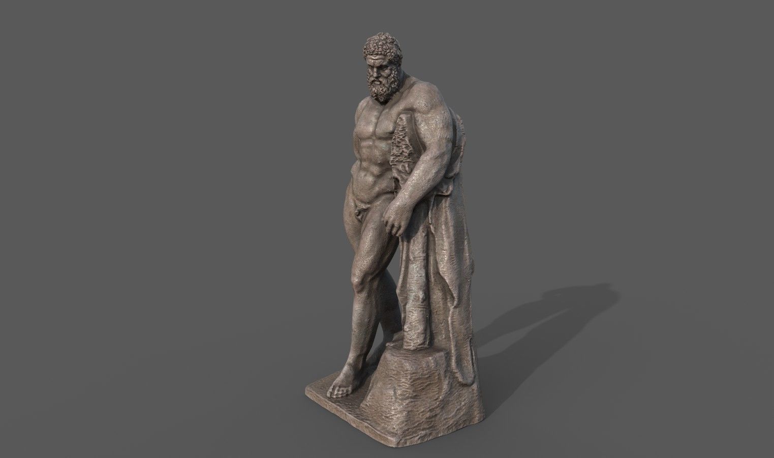 3D model Statue of Hercules VR / AR / low-poly | CGTrader