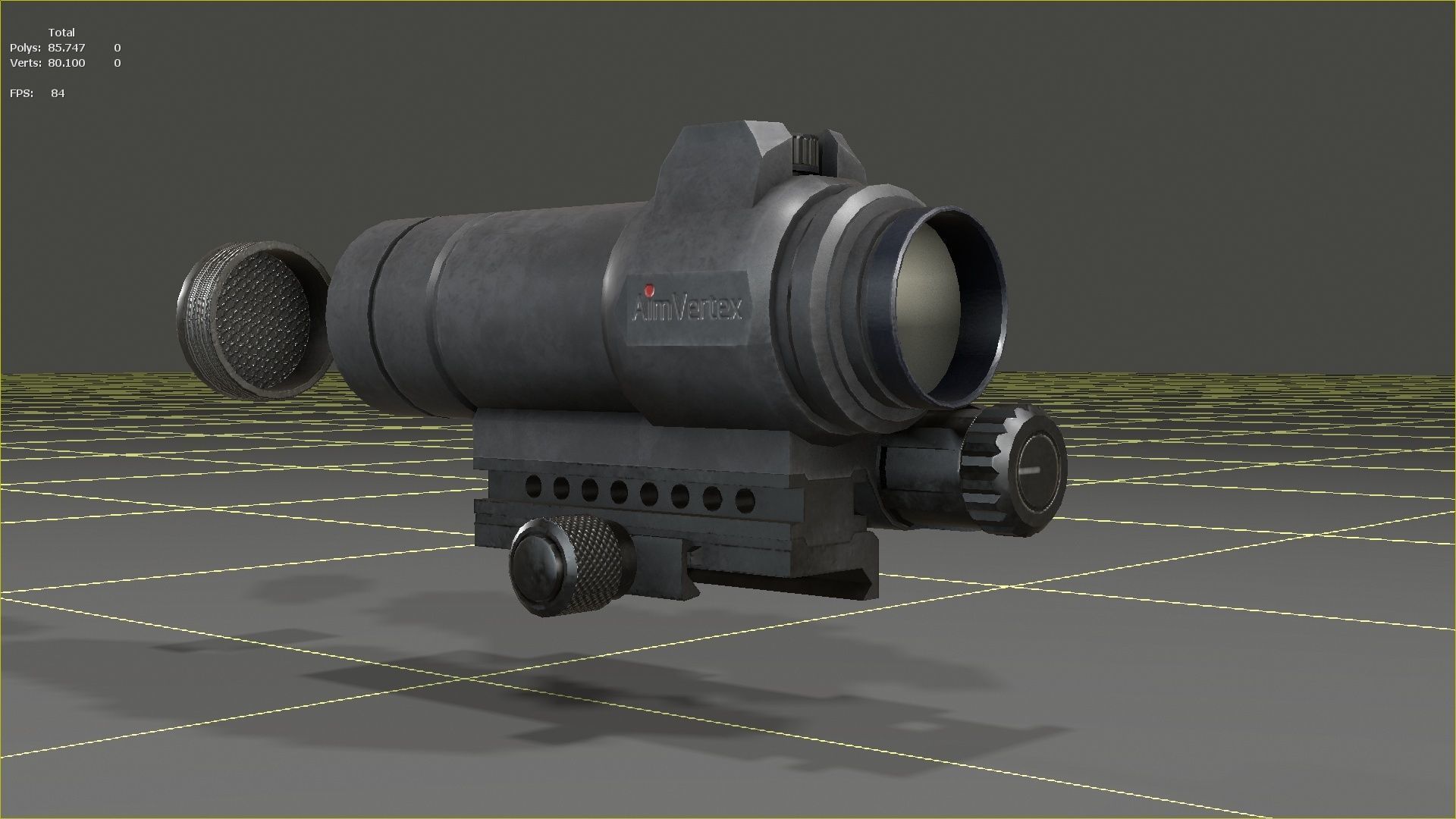 3D model AR15 with various Attachments VR / AR / low-poly | CGTrader