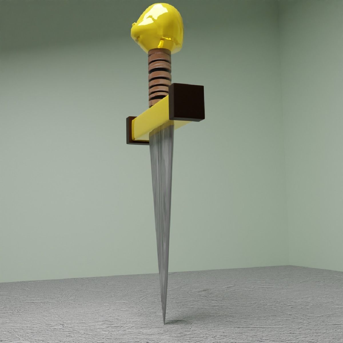 3D model Dagger Sword A small sword New design sword VR / AR / low-poly ...