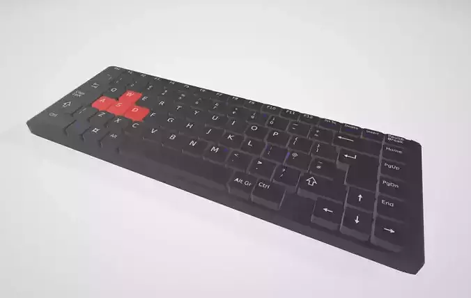 3D Keyboard computer with button free 3D model | CGTrader