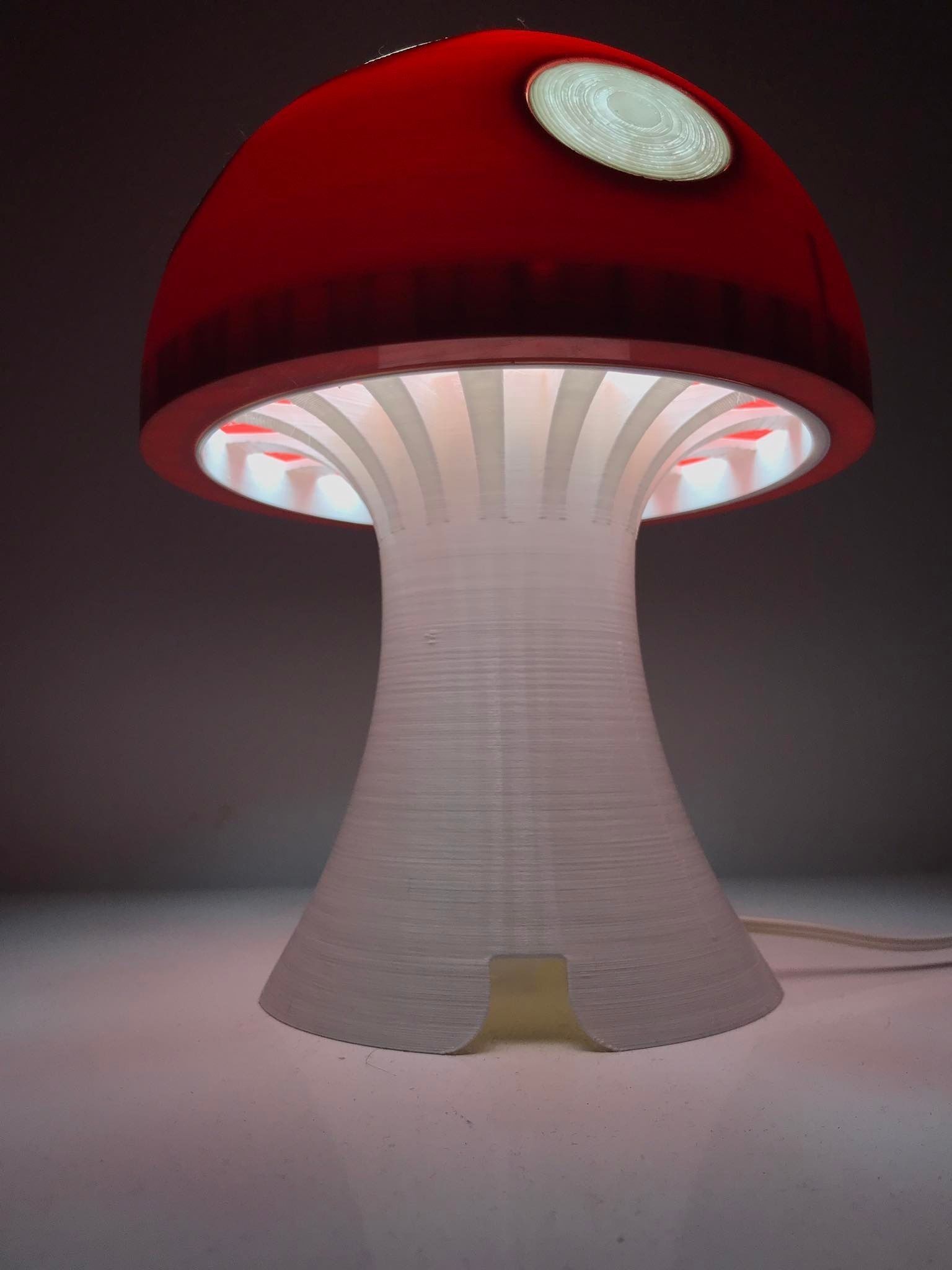 mushroom lamp 3D model 3D printable | CGTrader