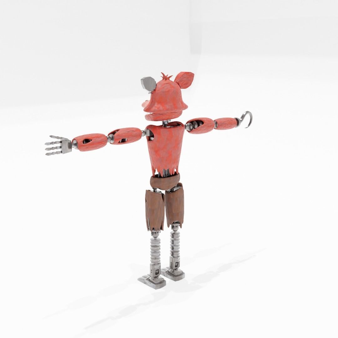 3D model Foxy animated 3D model VR / AR / low-poly | CGTrader