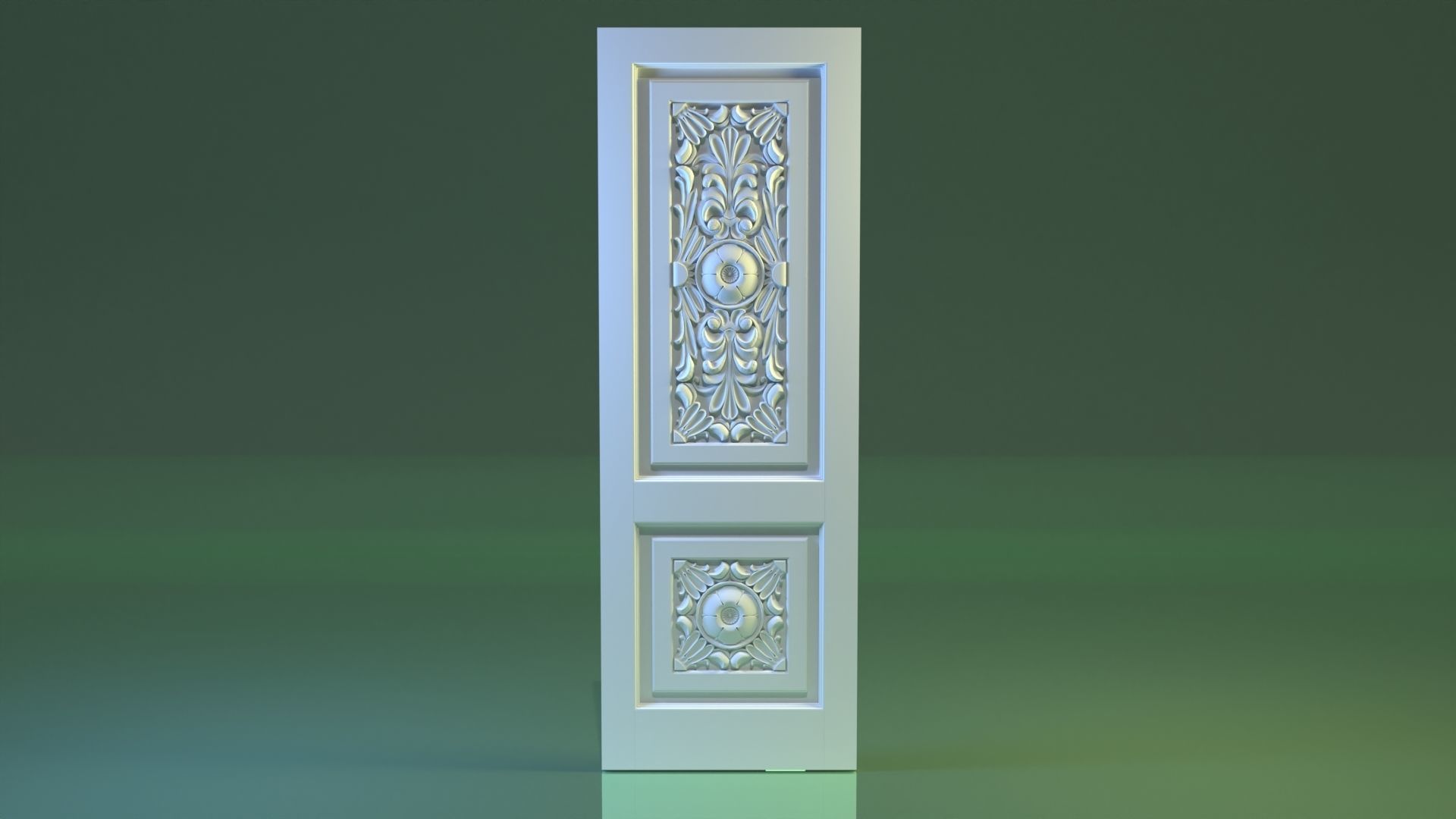 Door 3 for CNC milling machine 3D model | CGTrader