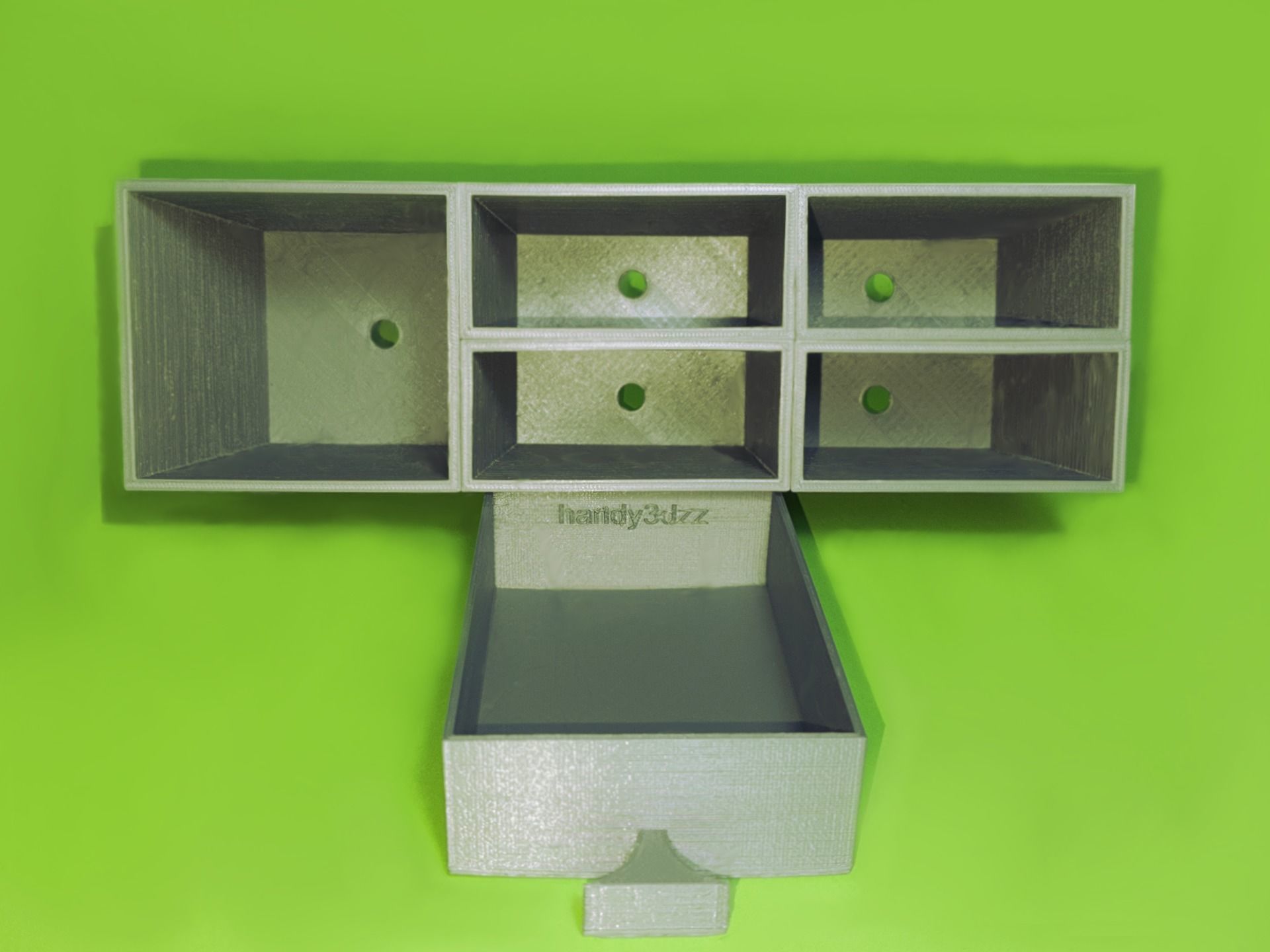 3D Print Ready Modular Interlocking Storage Drawers 3D model 3D ...