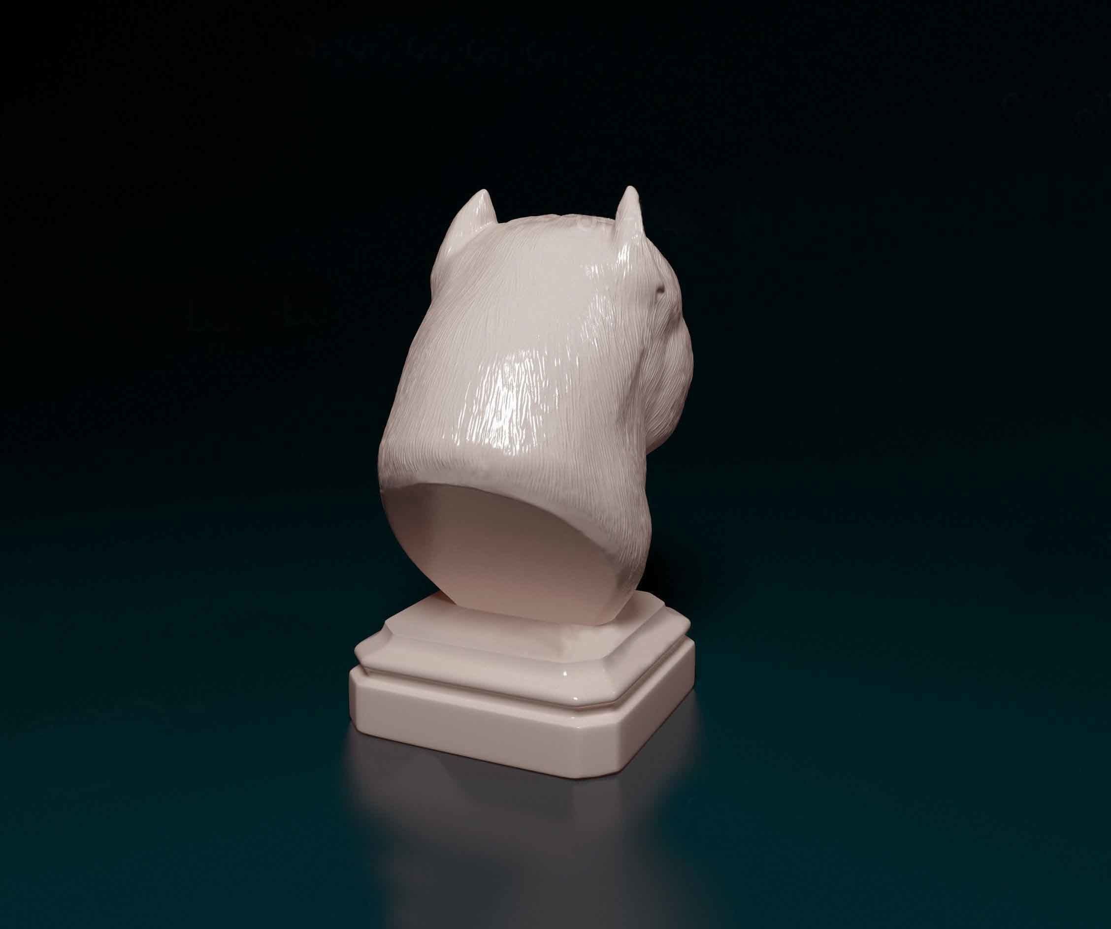 American Bully bust 3D model 3D printable | CGTrader