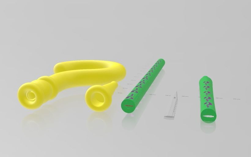 Classic Comic Book - Riddler Cane with Secret Knife 3D model 3D ...