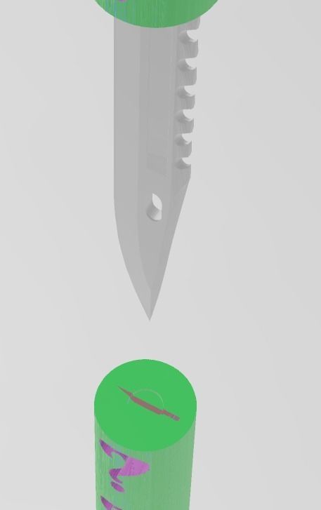 Classic Comic Book - Riddler Cane with Secret Knife 3D model 3D ...