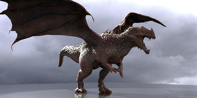Viking Dragon 3D model | CGTrader
