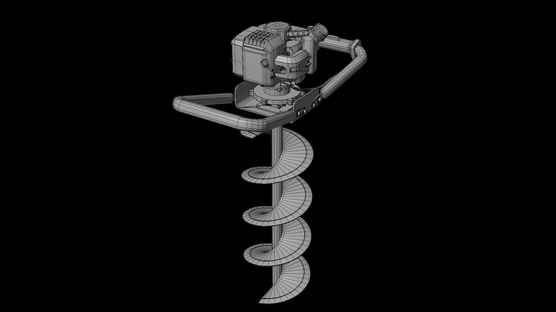 Earth Auger 3D model | CGTrader