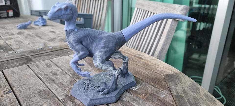 JP2 Velociraptor 3D model 3D printable | CGTrader