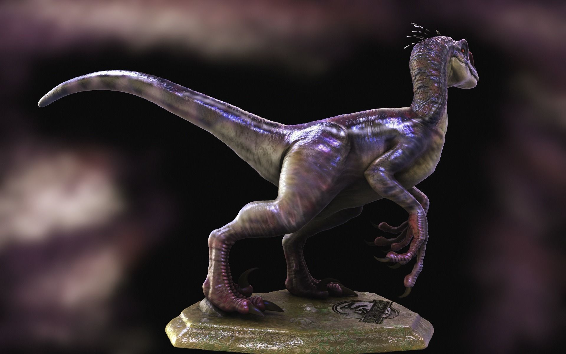 JP2 Velociraptor 3D model 3D printable | CGTrader
