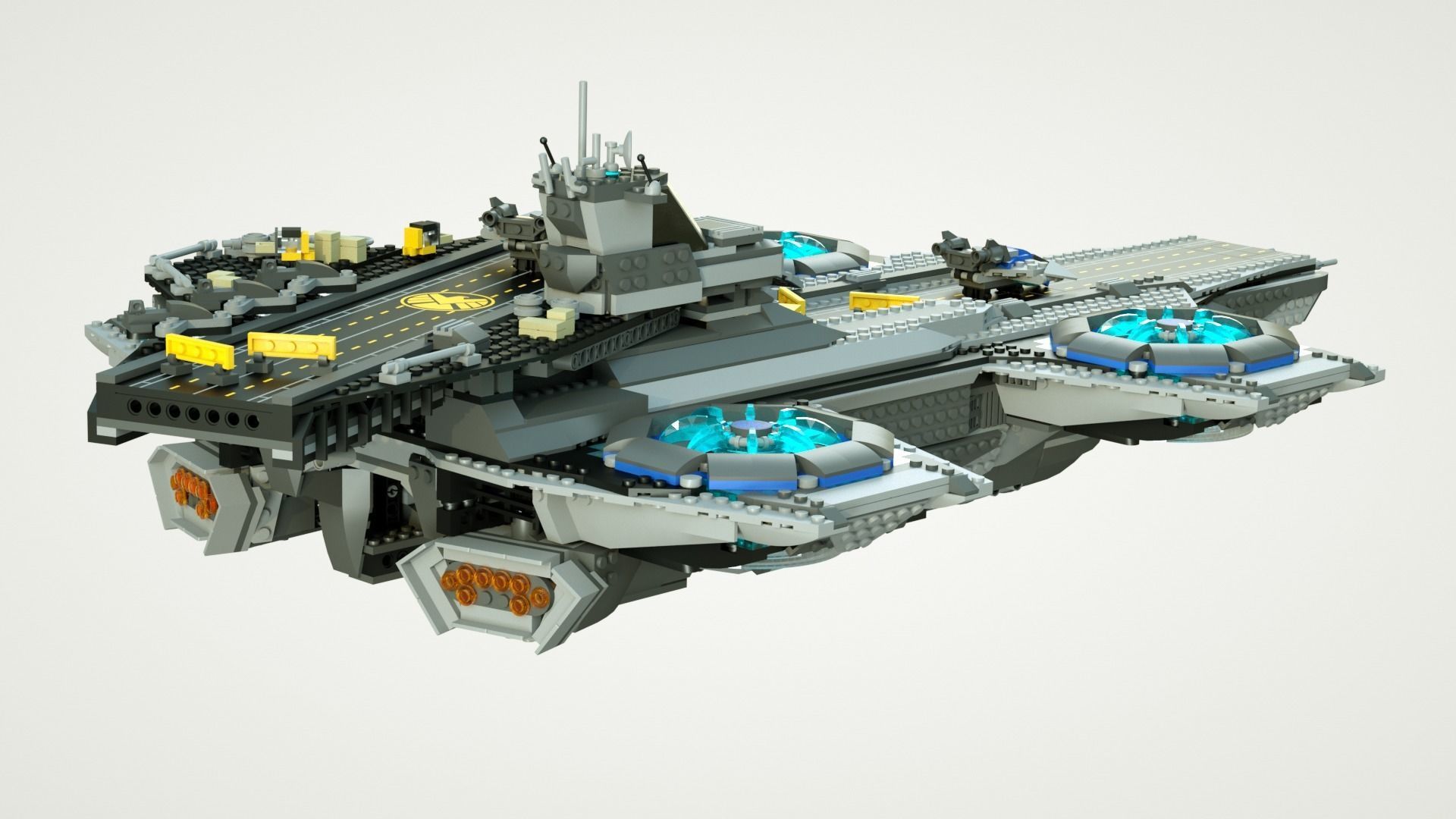 LEGO Airship 3D model | CGTrader