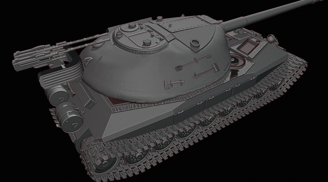 Object 705 tanks 3D model 3D printable | CGTrader