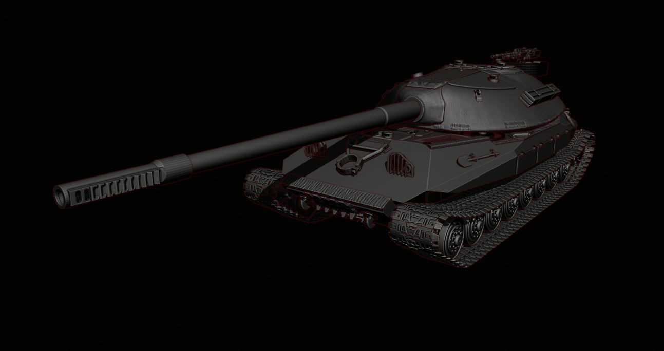 Object 705 tanks 3D model 3D printable | CGTrader
