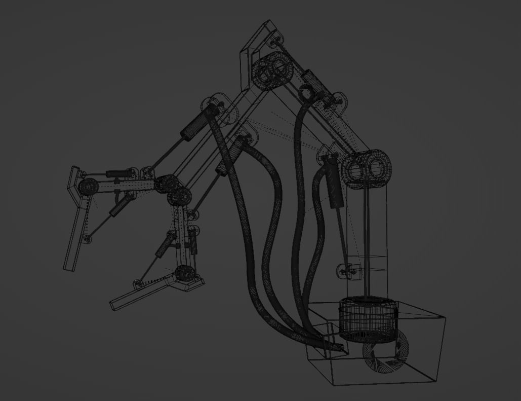 Arm-monipulator robotic arm with camera free VR / AR / low-poly 3D ...