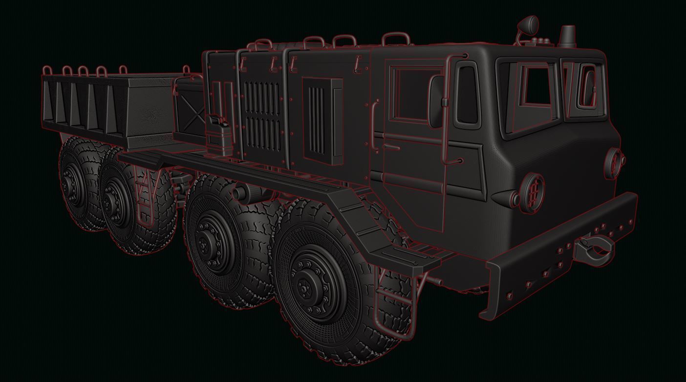 maz 537 truck 3D model 3D printable | CGTrader